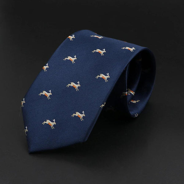 Corbata con estampado de Conejos – Barlovento de Biar
